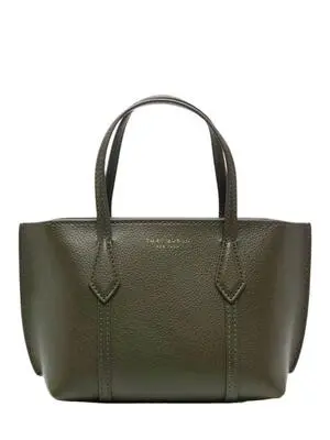 Tory Burch Perry Pebbled-leather Tote Bag - Green