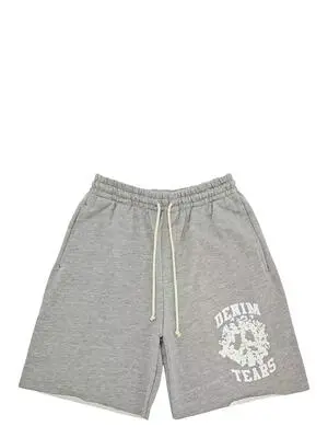 DENIM TEARS Logo Print Shorts - Grey