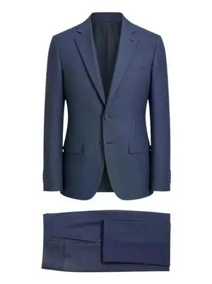 PIERLORENZO Single-breasted Notch-lapel Suit - Blue