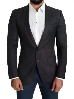 Dolce & Gabbana Pinstripe-pattern Blazer - Black