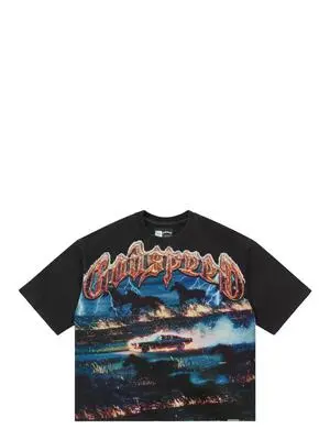GODSPEED Horsepower Graphic-print T-shirt - Black