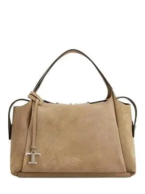 TOD'S T Timeless Tote Bag - Neutrals
