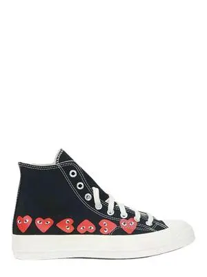 CONVERSE X COMME DES GARONS PLAY Chuck Taylor High Top Sneakers - Black