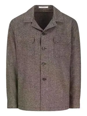 Tagliatore Button-up Patch-pocket Jacket - Brown