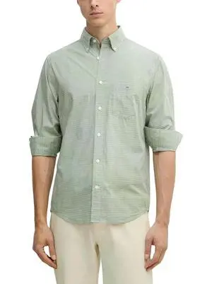 Gant Gingham-check Button-down Shirt - Green