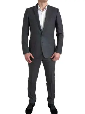 Dolce & Gabbana Martini Check-pattern Suit - Grey