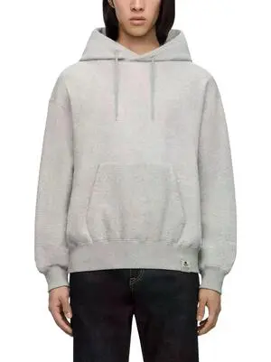 MOMOTARO Drawstring-hood Hoodie With Logo Patch - Grey