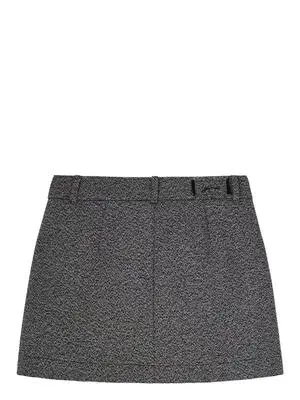 GANNI Suiting Mini Skirt - Grey