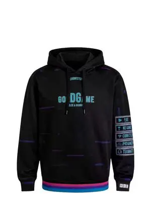 Dolce & Gabbana Graphic Hoodie - Black