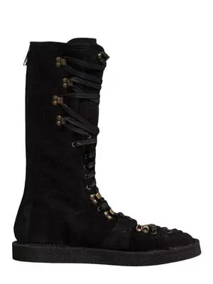 Dolce & Gabbana Knee-high Lace-up Boots - Black