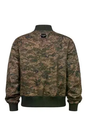 DOLCE & GABBANA Dolce & Gabbana Camouflage Print Bomber Jacket