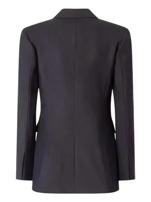 Pinko Double-breasted Pinstripe Blazer - Blue