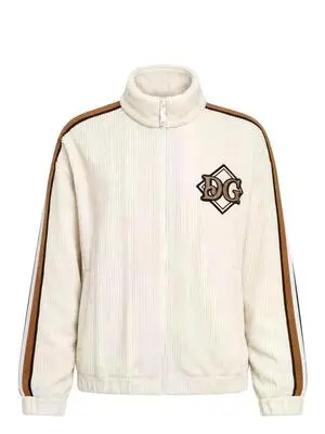 DOLCE & GABBANA Dolce & Gabbana Corduroy Logo Track Jacket