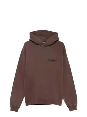 Jacquemus Logo Patch Hoodie - Brown