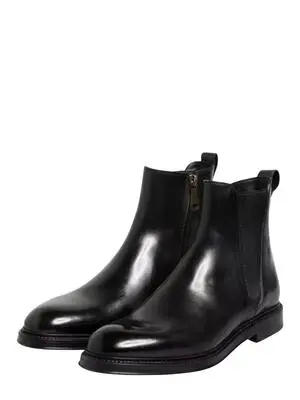 Dolce & Gabbana Leather Chelsea Boots - Black