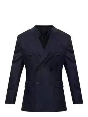 Brioni Double-breasted Blazer - Blue