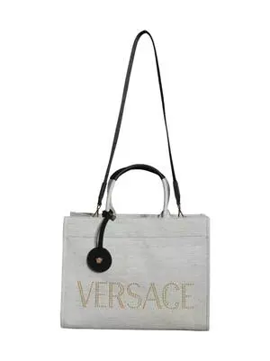 Versace La Medusa Tote Bag - Grey