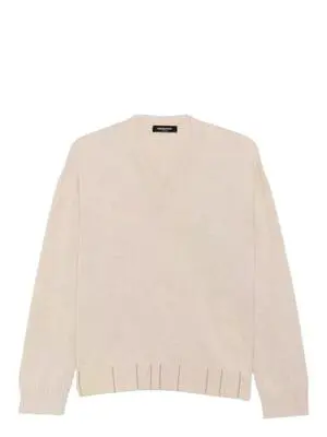 Fabiana Filippi V-neck Sweater - Neutrals