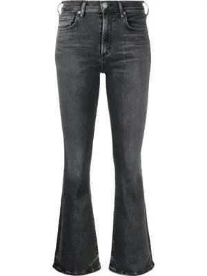 Citizens Of Humanity Citizens Of Humanity Mid-Rise Flared Jeans Grey