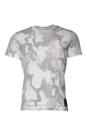 Dolce & Gabbana Camouflage-print Cotton T-shirt - White