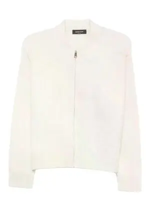 Fabiana Filippi Zip-up Waffle-knit Cardigan - Neutrals