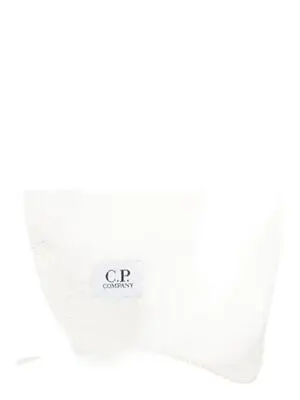 C.P. COMPANY Ribbed-knit Polo Shirt - White