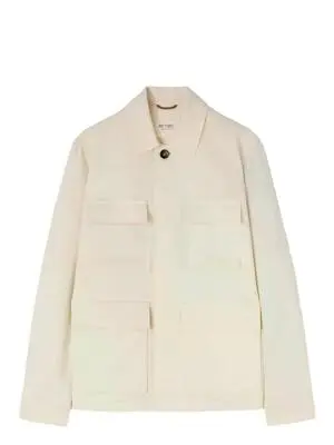 RETORI Pocket-detail Linen Jacket - Neutrals