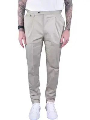 PT TORINO Double-pleat Trousers - Neutrals