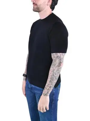 KANGRA Short-sleeve Cotton T-shirt - Black