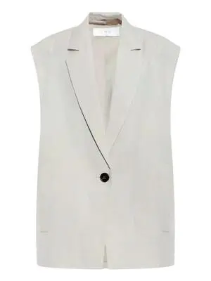 IRO PARIS Soledad Single-breasted Vest - Grey