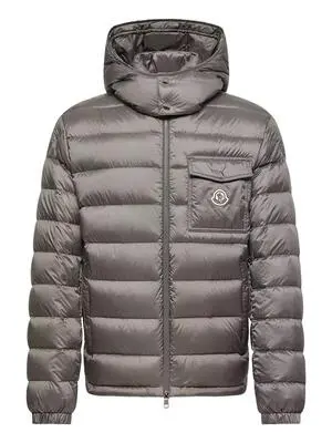 Moncler Verith Hooded Quilted Jacket - Grey