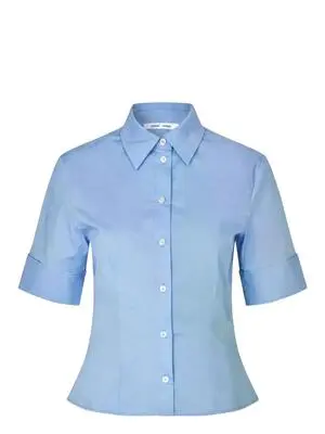 SAMSOE SAMSOE Sasky Short-sleeve Shirt - Blue