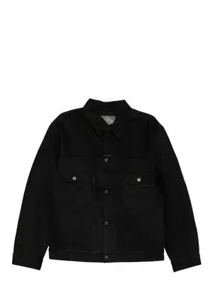 MOMOTARO Chest Pockets Denim Jacket - Black