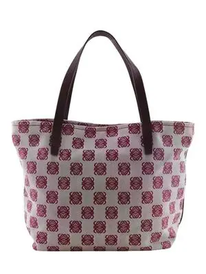 Loewe Anagram Canvas Tote Bag - Pink