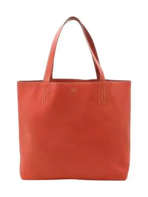 Hermès Clemence Double Sens 36 Tote Bag - Orange