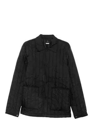 Rains Quilted Liner Shirt Jacket - Black