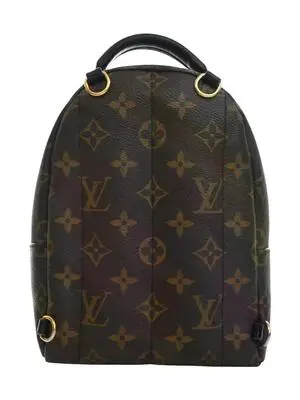 LOUIS VUITTON Monogram Mini Palm Springs Backpack - Brown