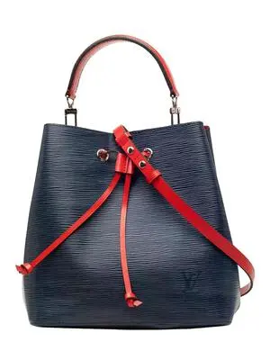 LOUIS VUITTON Epi Neonoe Mm Bucket Bag - Blue
