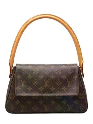 LOUIS VUITTON Monogram Mini Looping Shoulder Bag - Brown