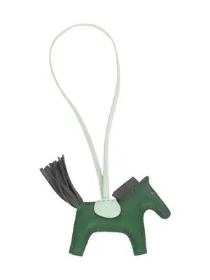 Hermès Lambskin Bag Charm - Green