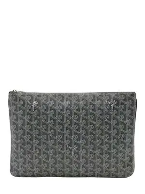 Goyard Senat Mm Clutch Bag - Grey