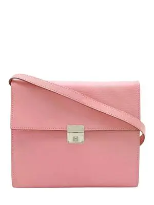 Hermès Hermès Chevre Mysore Clic 16 Wallet On Strap Crossbody Bag Pink