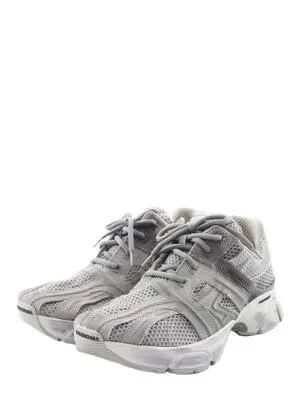 Balenciaga Phantom Mesh Lace-up Sneakers - Grey