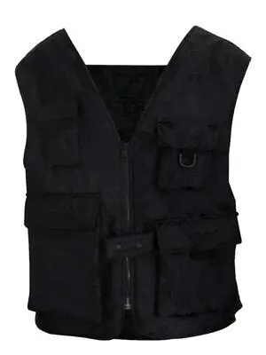 Dolce & Gabbana Paisley-embossed Quilted Gilet - Black