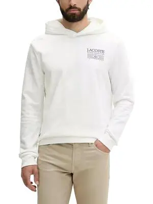 Lacoste Roland Garros Graphic Hoodie - White