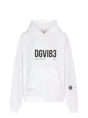 Dolce & Gabbana Cotton Slogan Print Hoodie - White