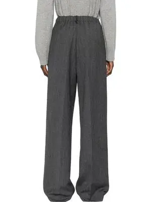 Fabiana Filippi Trevi Elasticated-waistband Trousers - Grey