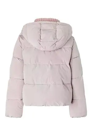 Pinko Ribbed-collar Puffer Coat - Pink