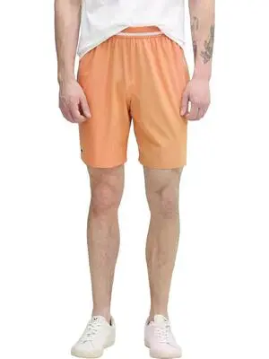 Lacoste Novak Djokovic Shorts With Elasticated Waistband - Orange