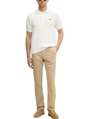 Lacoste Logo-patch Polo Shirt - White